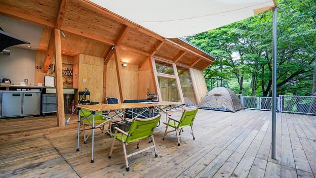 Mr.Forest プライベートキャンプラウンジ＆サウナ｜楽天トラベルキャンプ