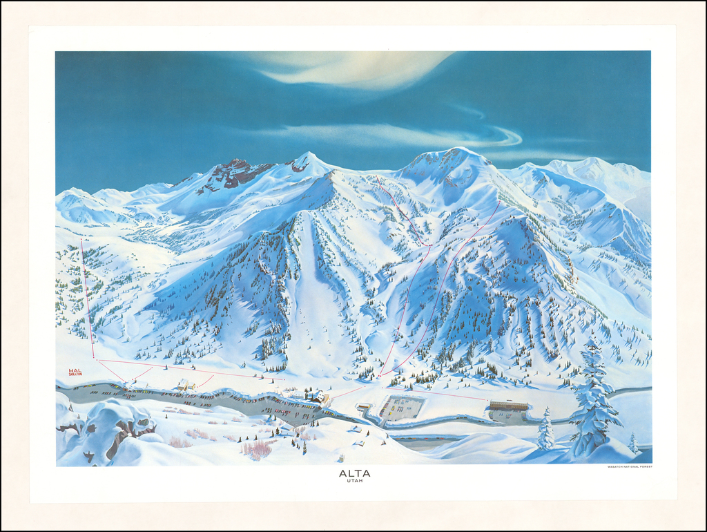 Alta Ski Map