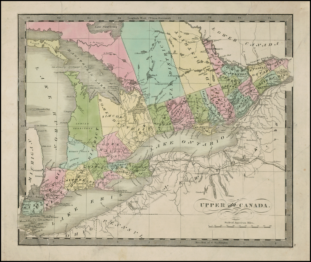 Upper Part of Canada - Barry Lawrence Ruderman Antique Maps Inc.