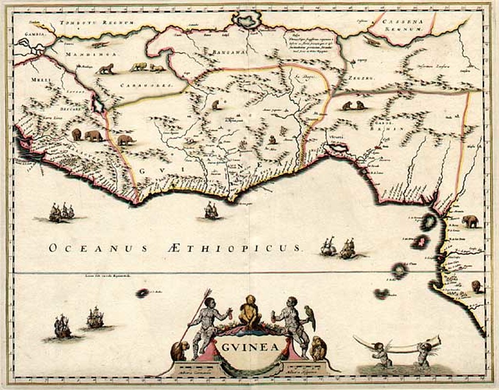 Guinea - Barry Lawrence Ruderman Antique Maps Inc.