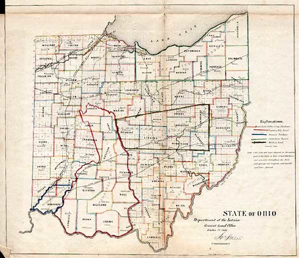 State of Ohio…1866 - Barry Lawrence Ruderman Antique Maps Inc.