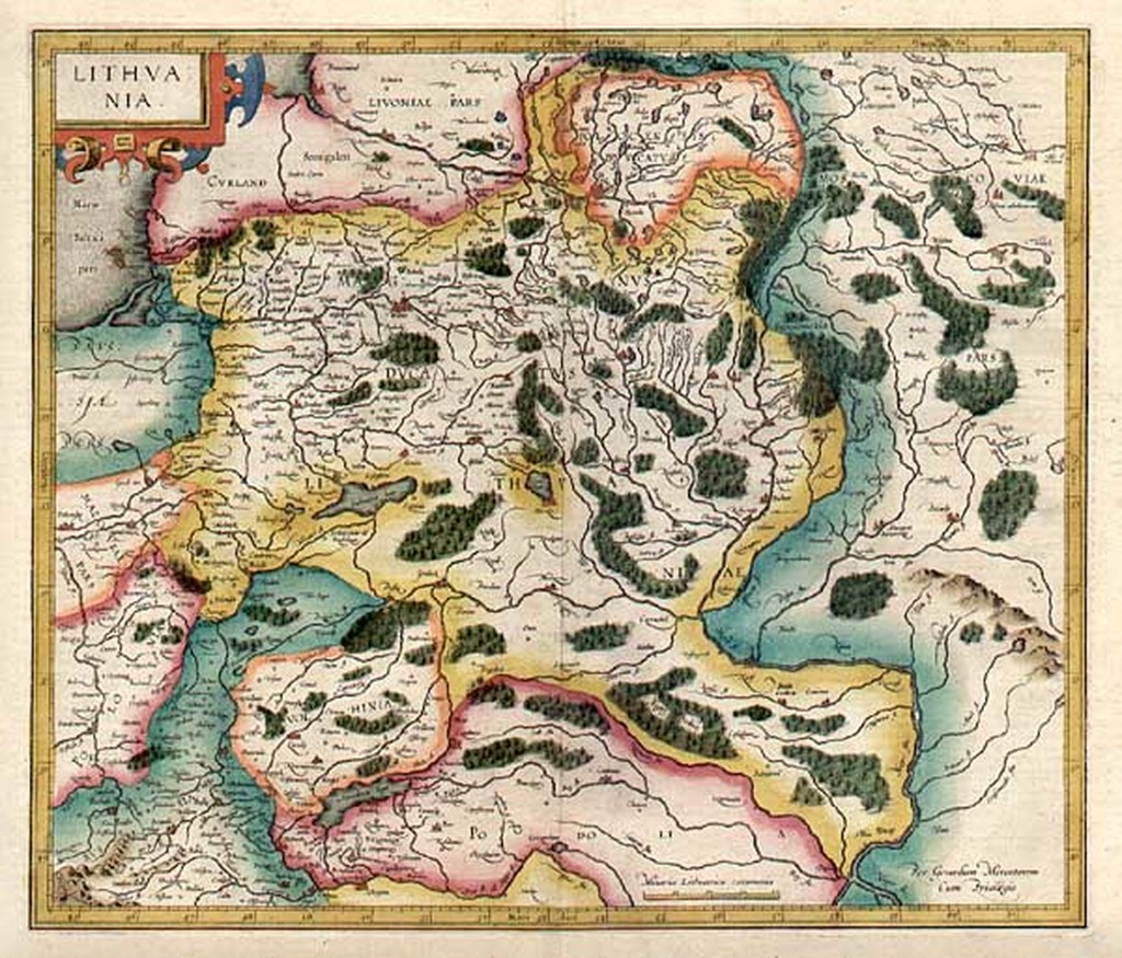 Lithuania - Barry Lawrence Ruderman Antique Maps Inc.