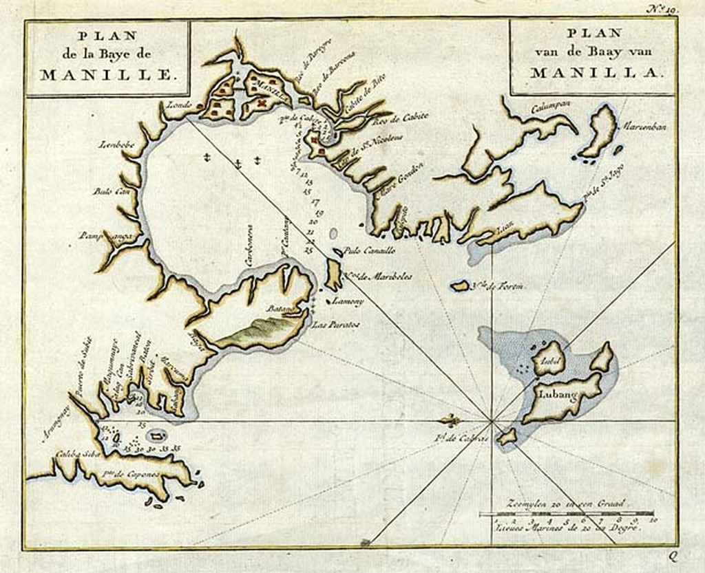 Plan de la Baye de Manille - Barry Lawrence Ruderman Antique Maps Inc.