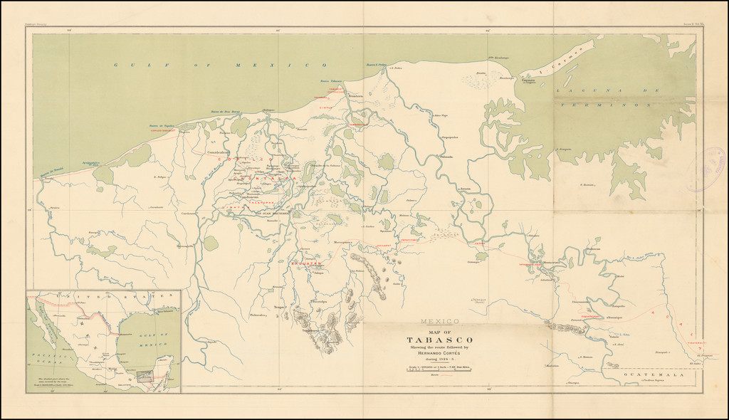 Tabasco Mexico Map