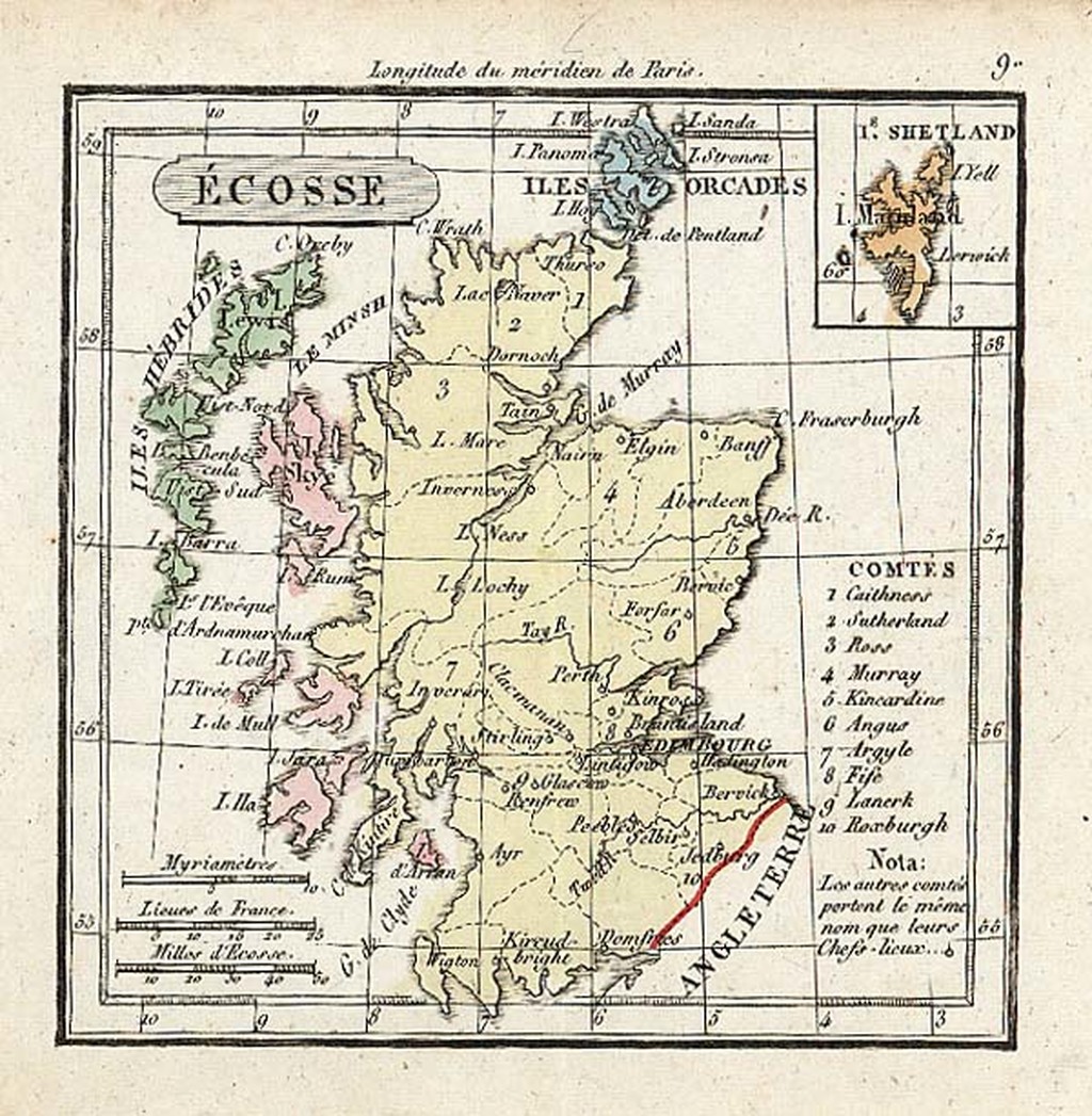 Ecosse - Barry Lawrence Ruderman Antique Maps Inc.