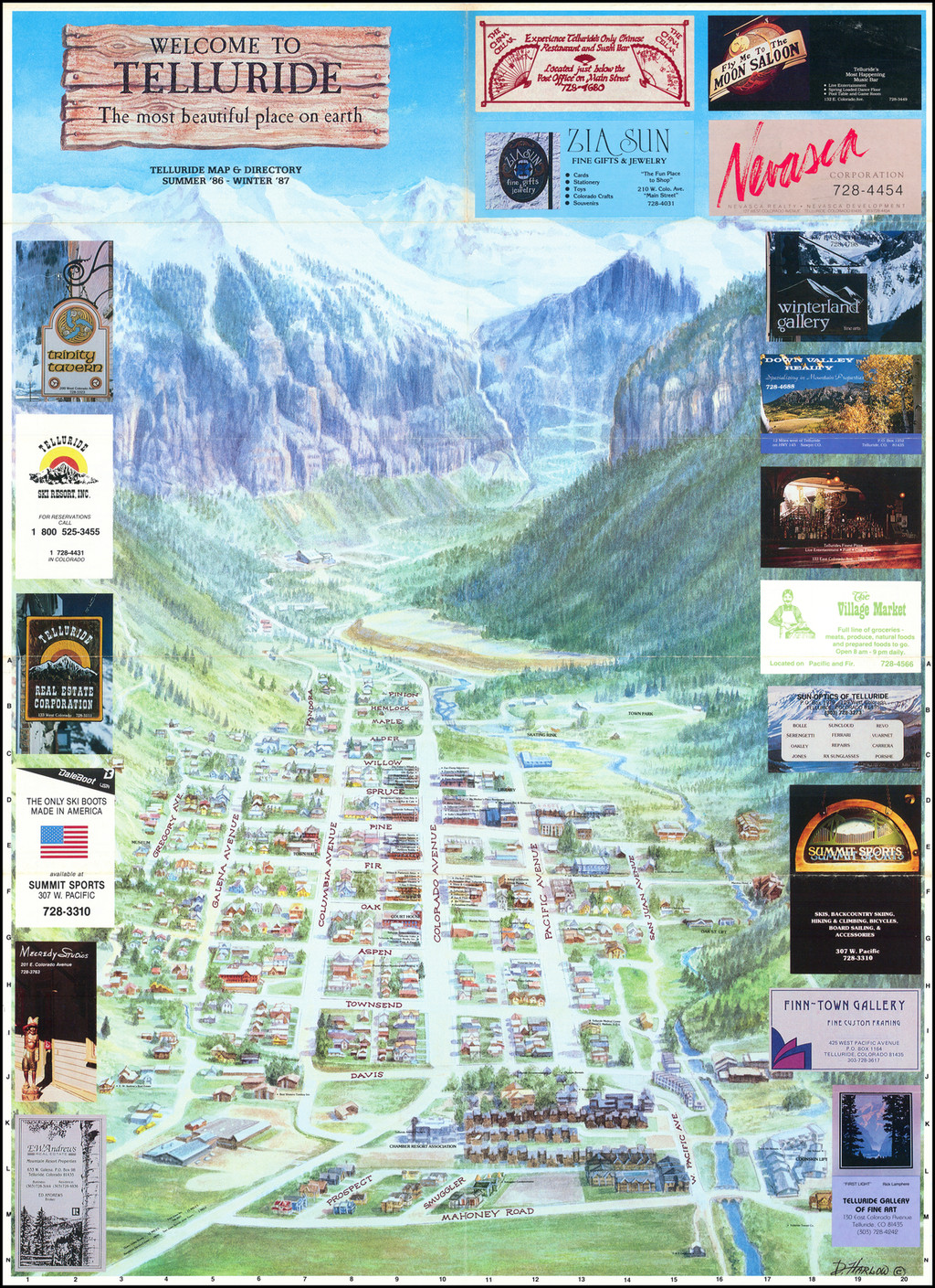 Map Of Telluride Colorado Telluride Ski Resort | Colorado Ski Areas