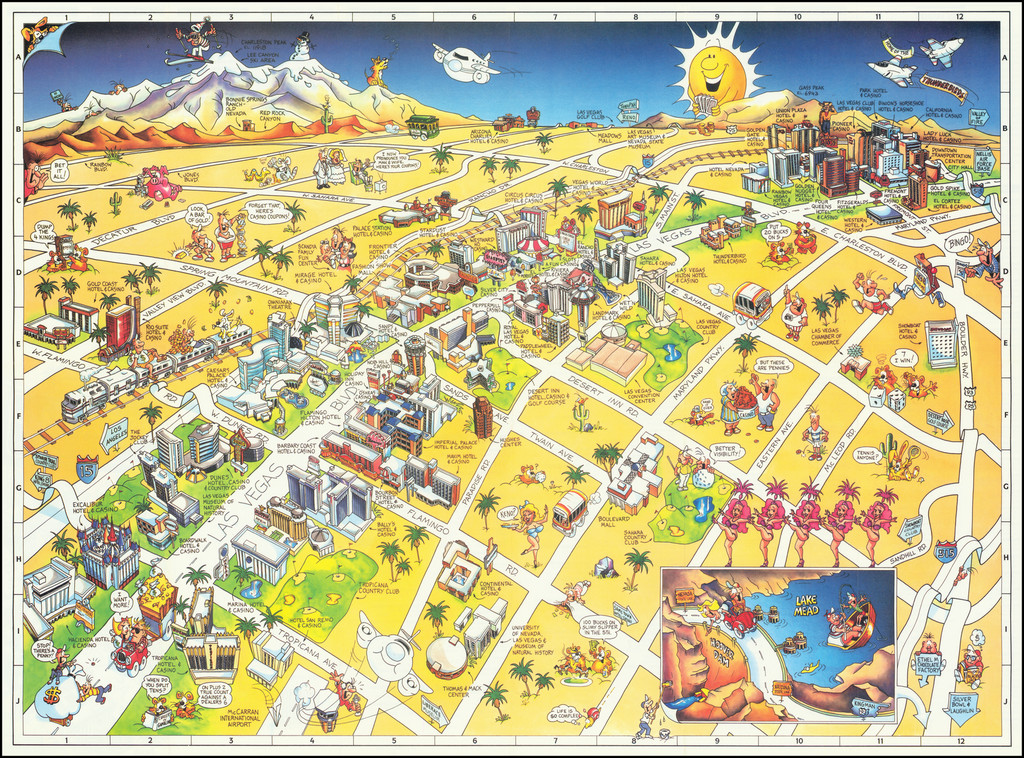 Tropicana Vegas Strip Map 68th Assault Helicopter Company