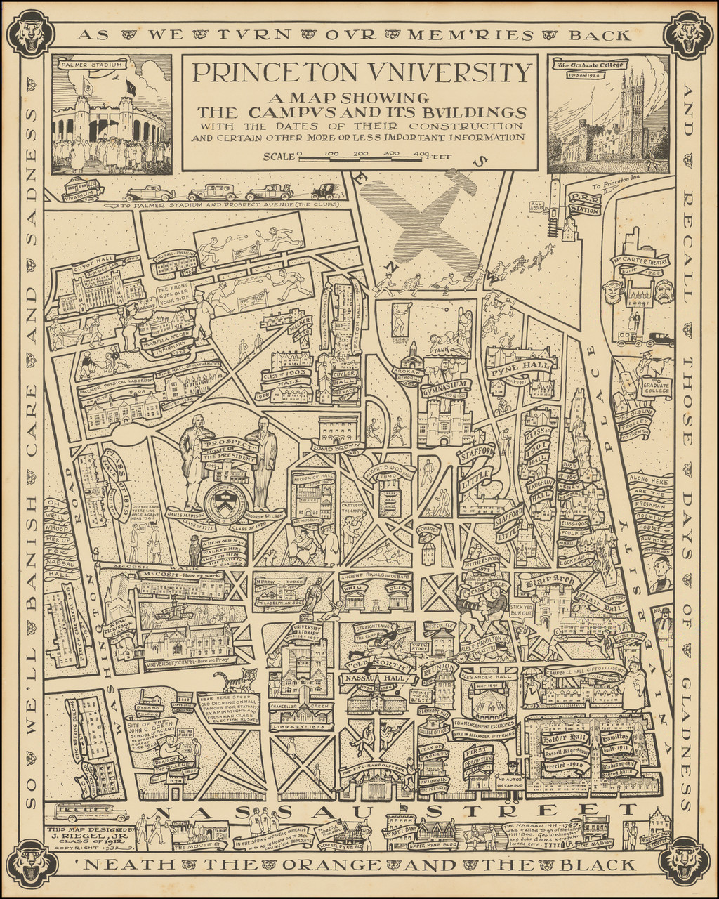 Princeton University Campus Map Parking | Princeton University