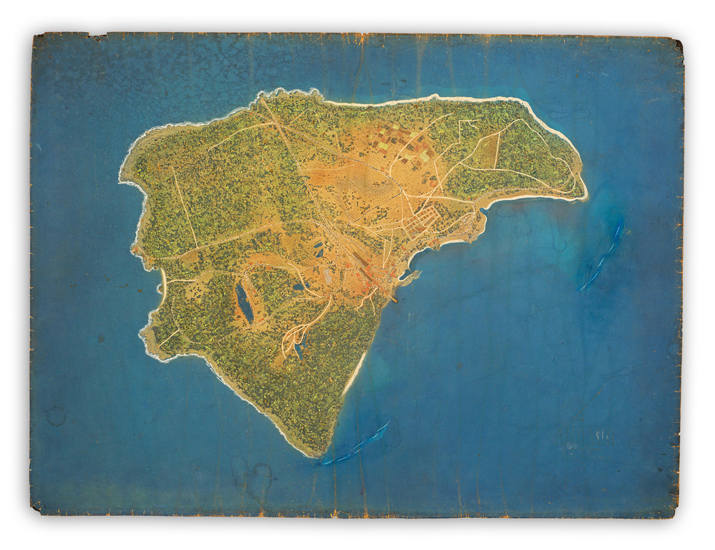 (Second World War - 3D Terrain Model) Angaur. Palau Group - Barry ...