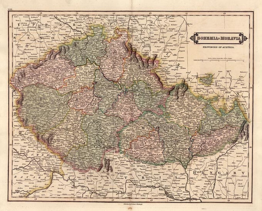 Bohemia & Moravia Provinces of Austria. - Barry Lawrence Ruderman ...
