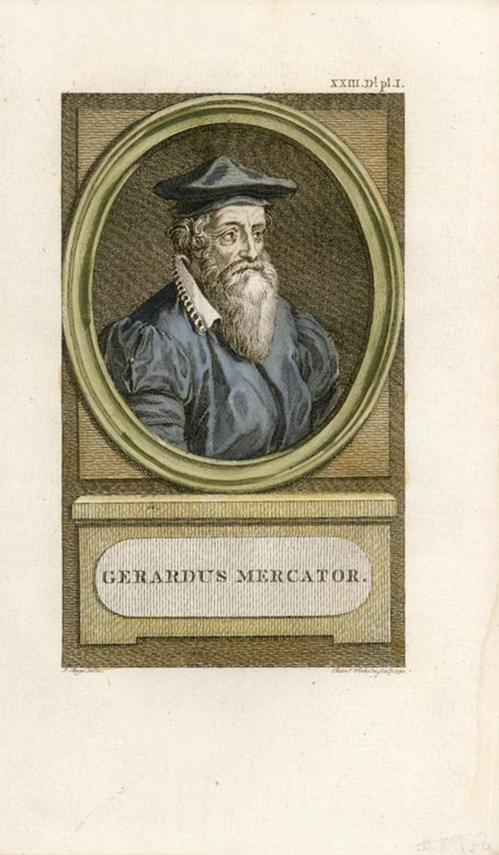 [Portrait] Gerardus Mercator - Barry Lawrence Ruderman Antique Maps Inc.