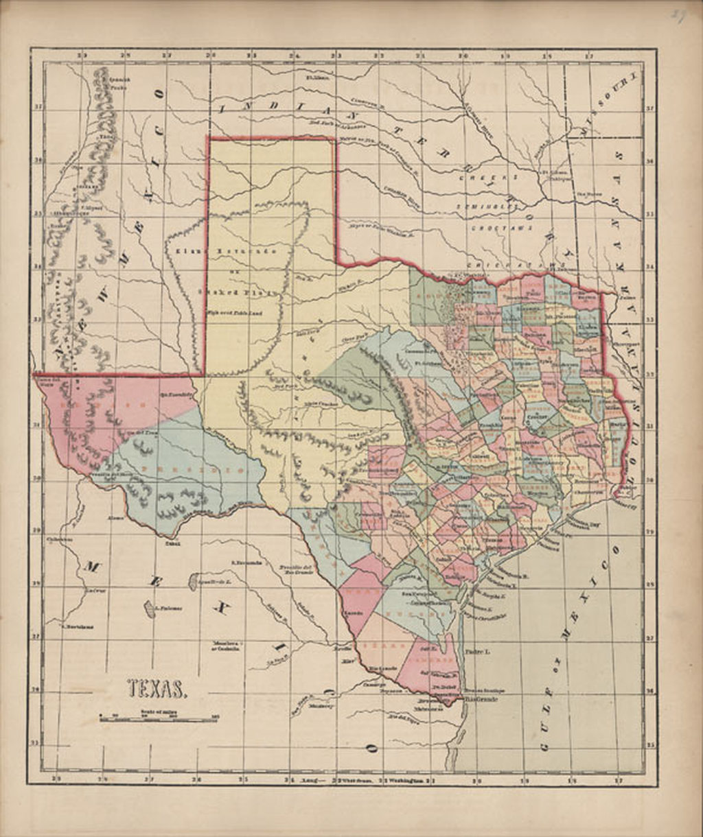 Texas - Barry Lawrence Ruderman Antique Maps Inc.