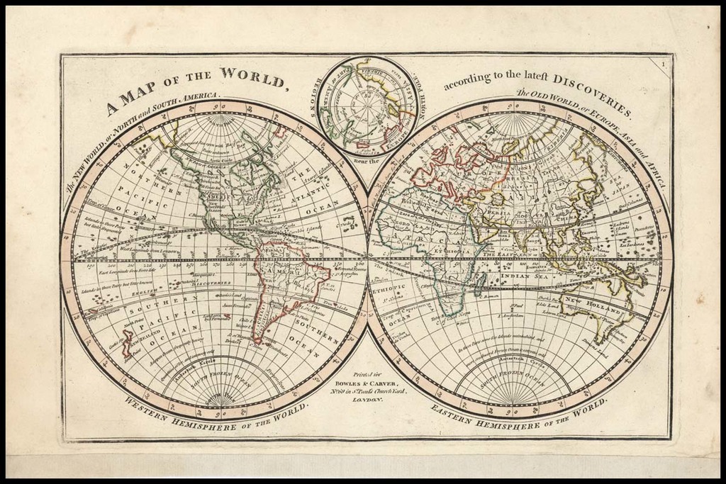 A Map of the World, according to the lastest Discoveries. - Barry ...