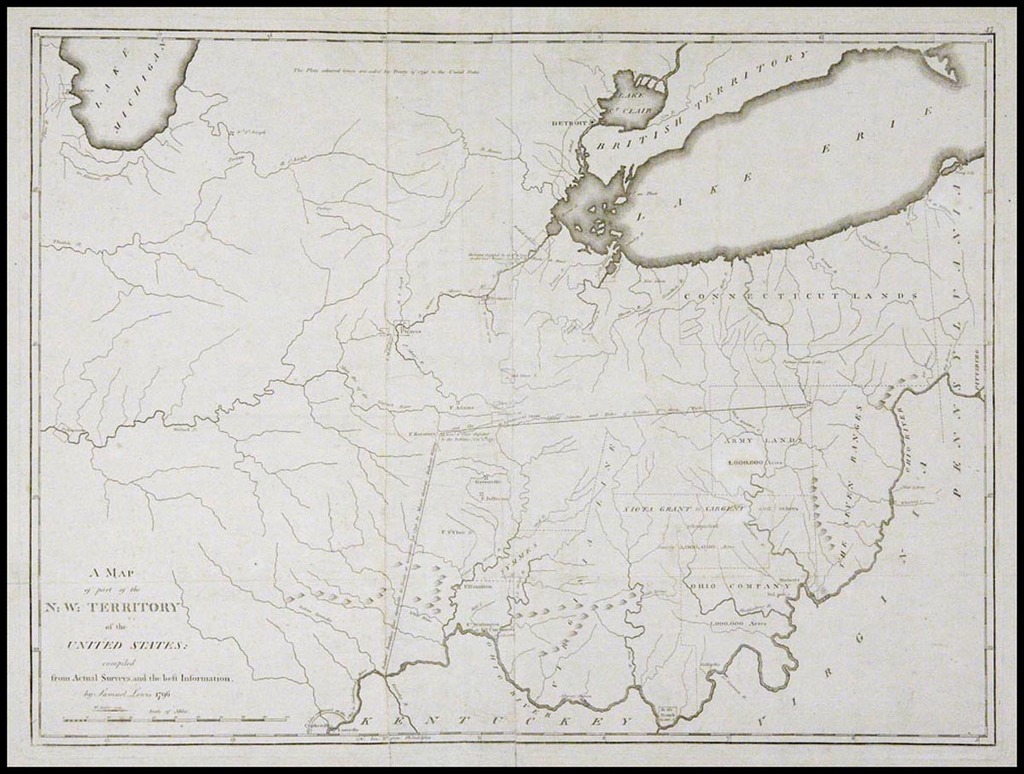 A Map of part of the N:W: Territory of the United States: Compiled from ...