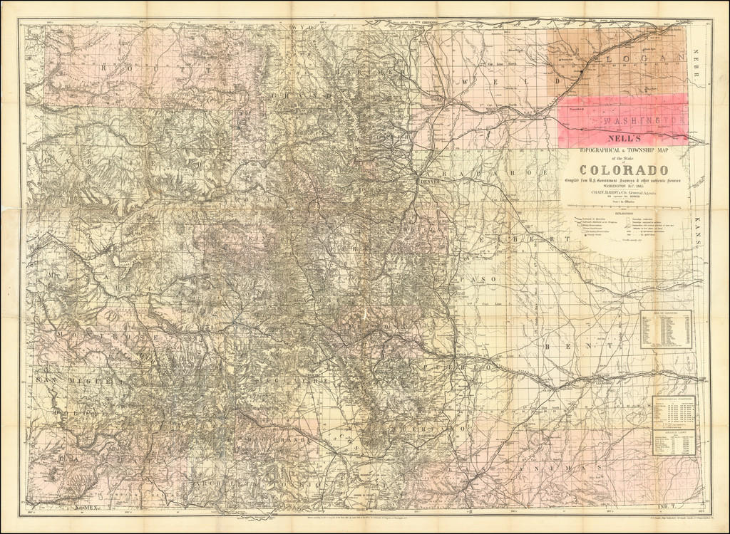 Colorado Topography Map