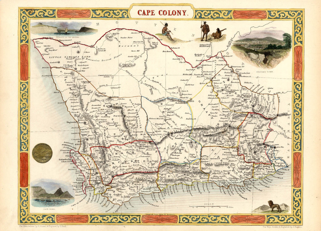 Cape Colony - Barry Lawrence Ruderman Antique Maps Inc.