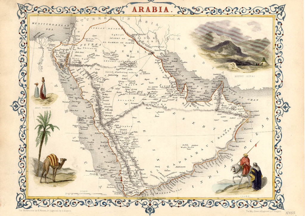 Arabia - Barry Lawrence Ruderman Antique Maps Inc.