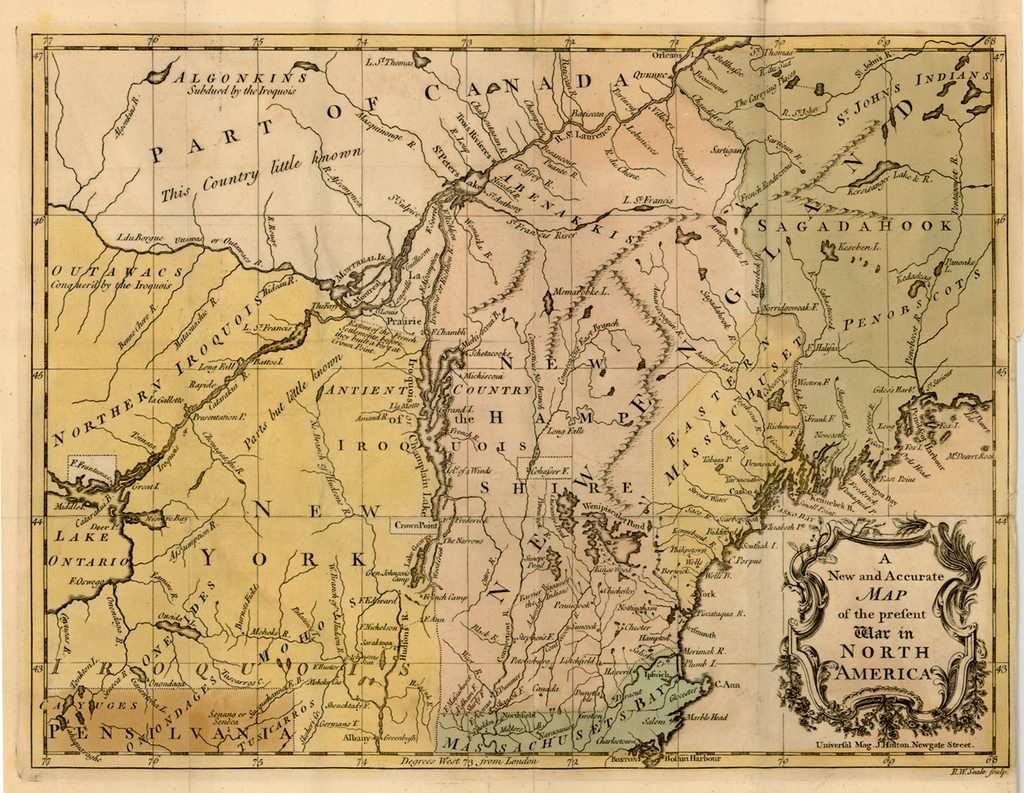 A New and Accurate Map of the Present War in North America - Barry ...