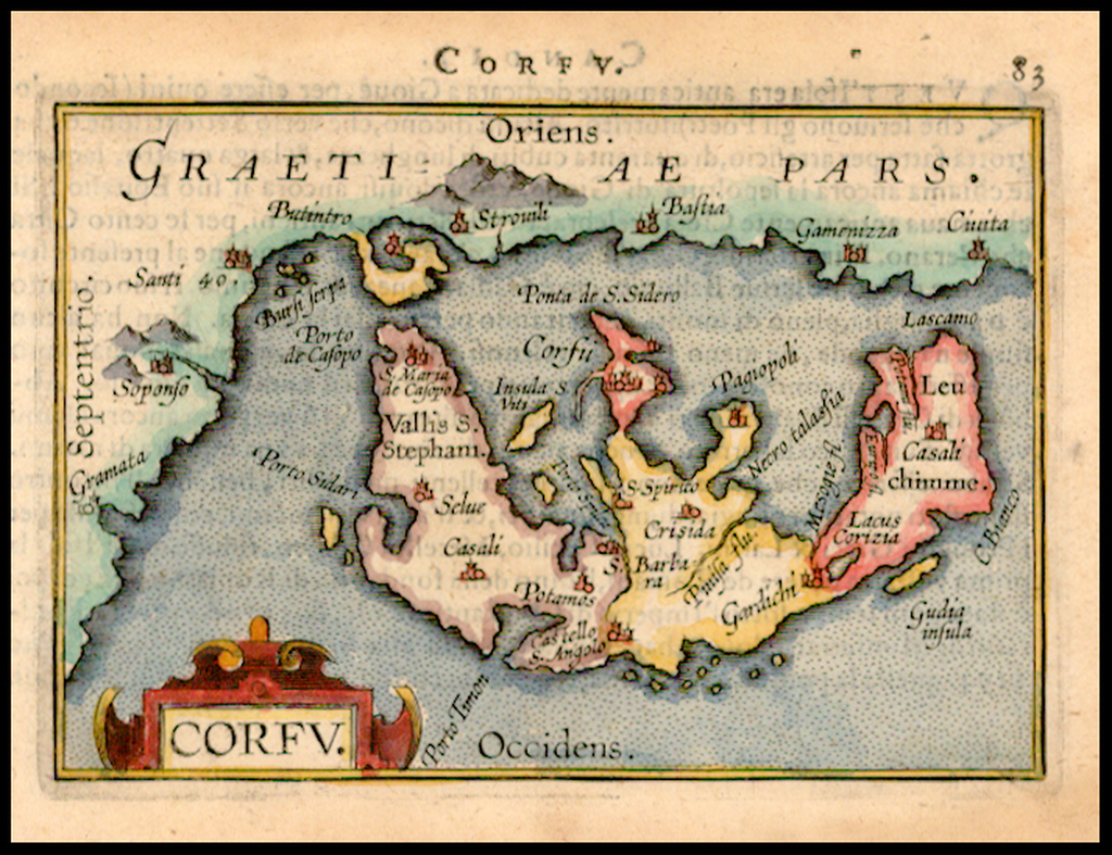 Corfu - Barry Lawrence Ruderman Antique Maps Inc.