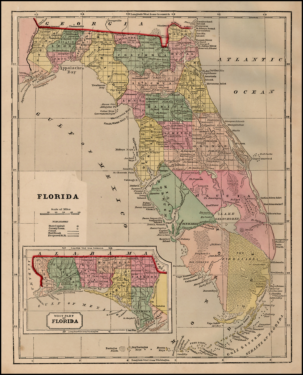 Florida - Barry Lawrence Ruderman Antique Maps Inc.