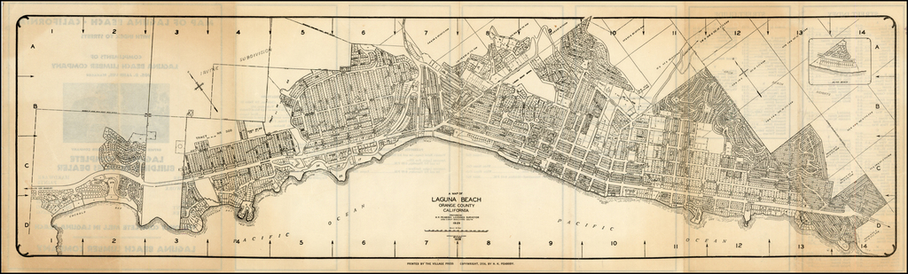 Map Of California Laguna