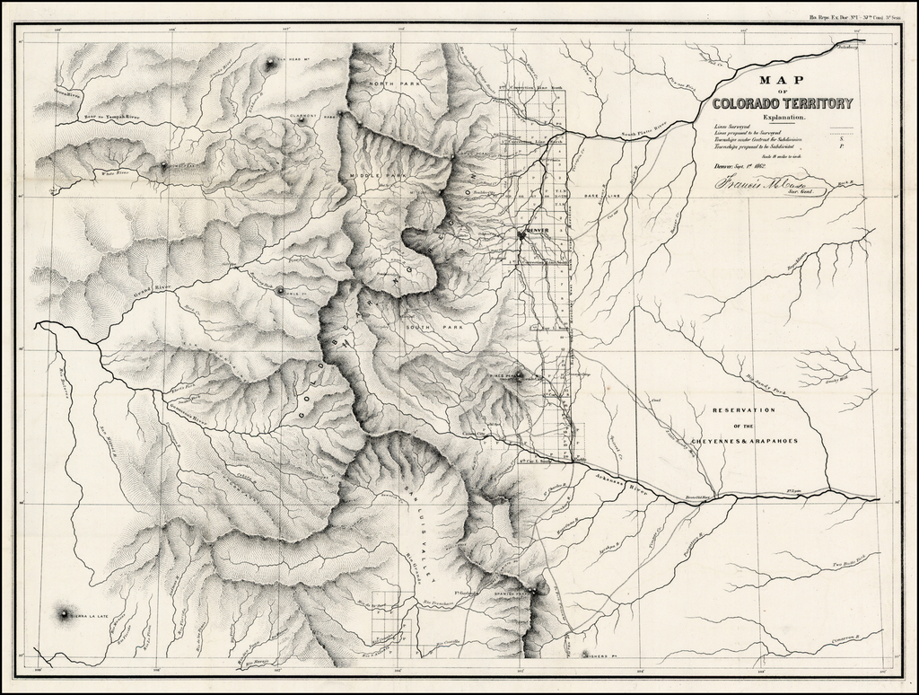 Map of Colorado Territory . . . 1862 - Barry Lawrence Ruderman Antique ...