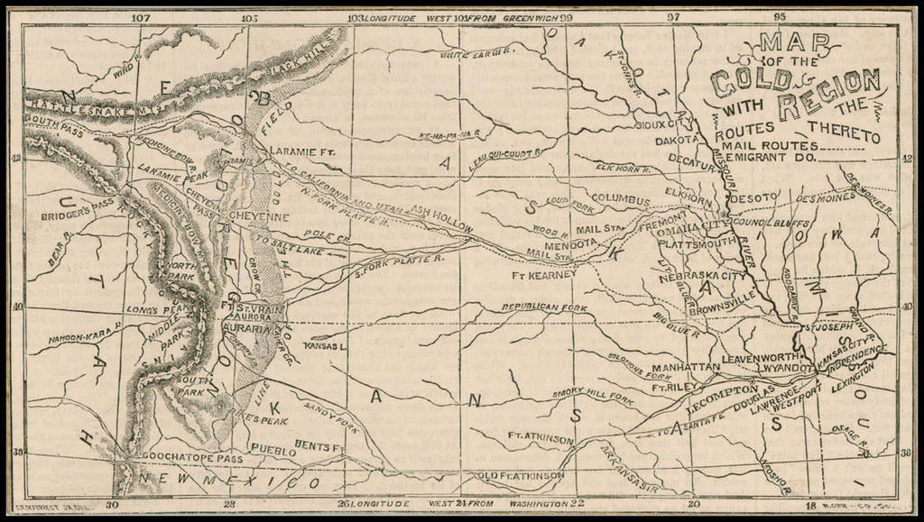 Colorado Gold Map
