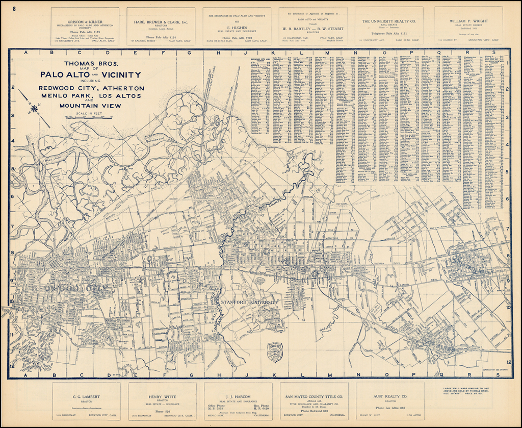Map Of Sfo And Palo Alto