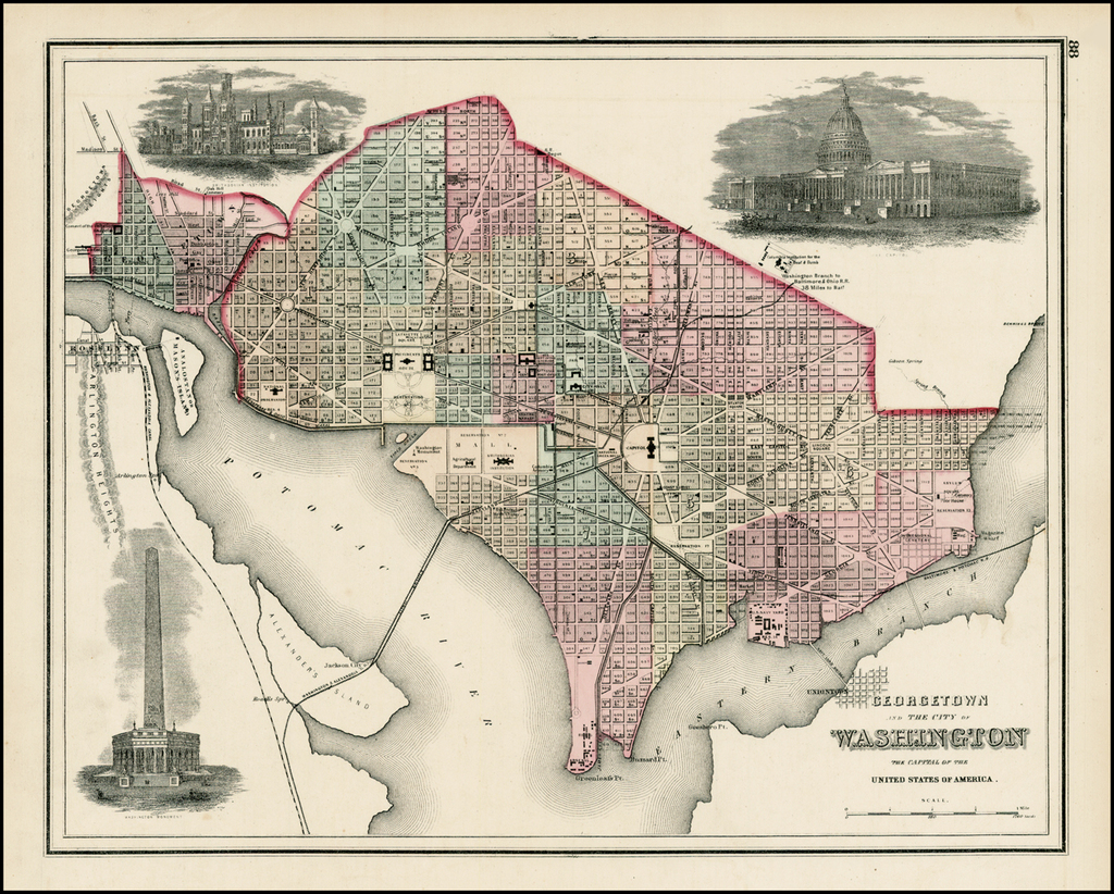 Georgetown and The City of Washington, The Capital of the United States ...