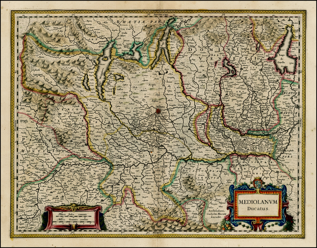 Mediolanum Ducatus - Barry Lawrence Ruderman Antique Maps Inc.