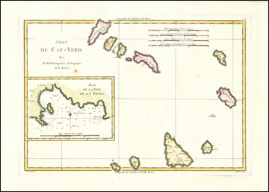 Isles Du Cap-Verd - Barry Lawrence Ruderman Antique Maps Inc.