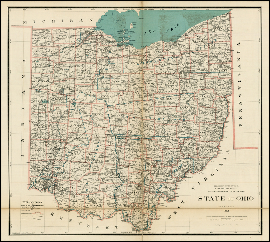 State of Ohio . . . 1887. Compiled from the official Records of the ...