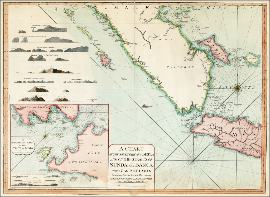 Strait Of Sumatra Chart Sumatra | Indonesian Island, Wildlife, Map,