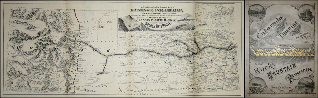 Kansas Pacific Railroad Map