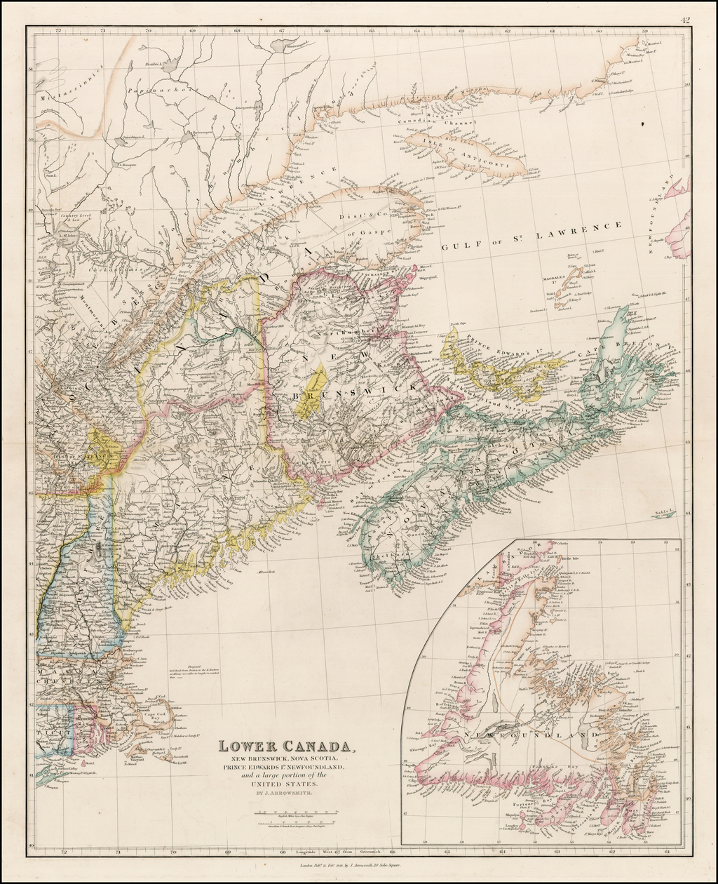 Lower Canada, New Brunswick, Nova Scotia, Prince Edward Id ...