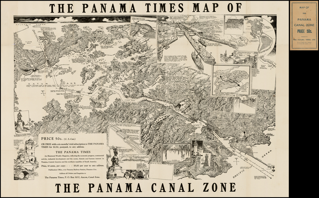 Panama Canal Railway Map