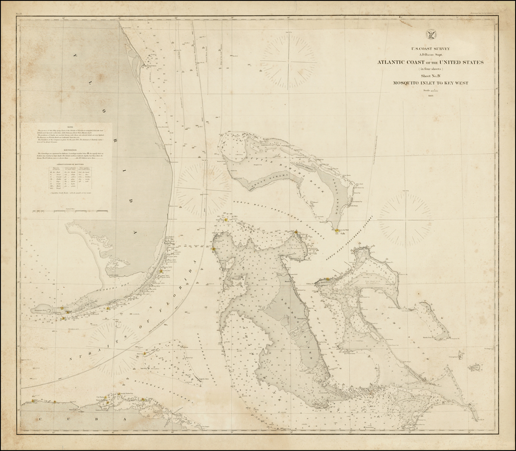 Mosquito Inlet to Key West . . . 1863 (with the Bahamas) - Barry ...