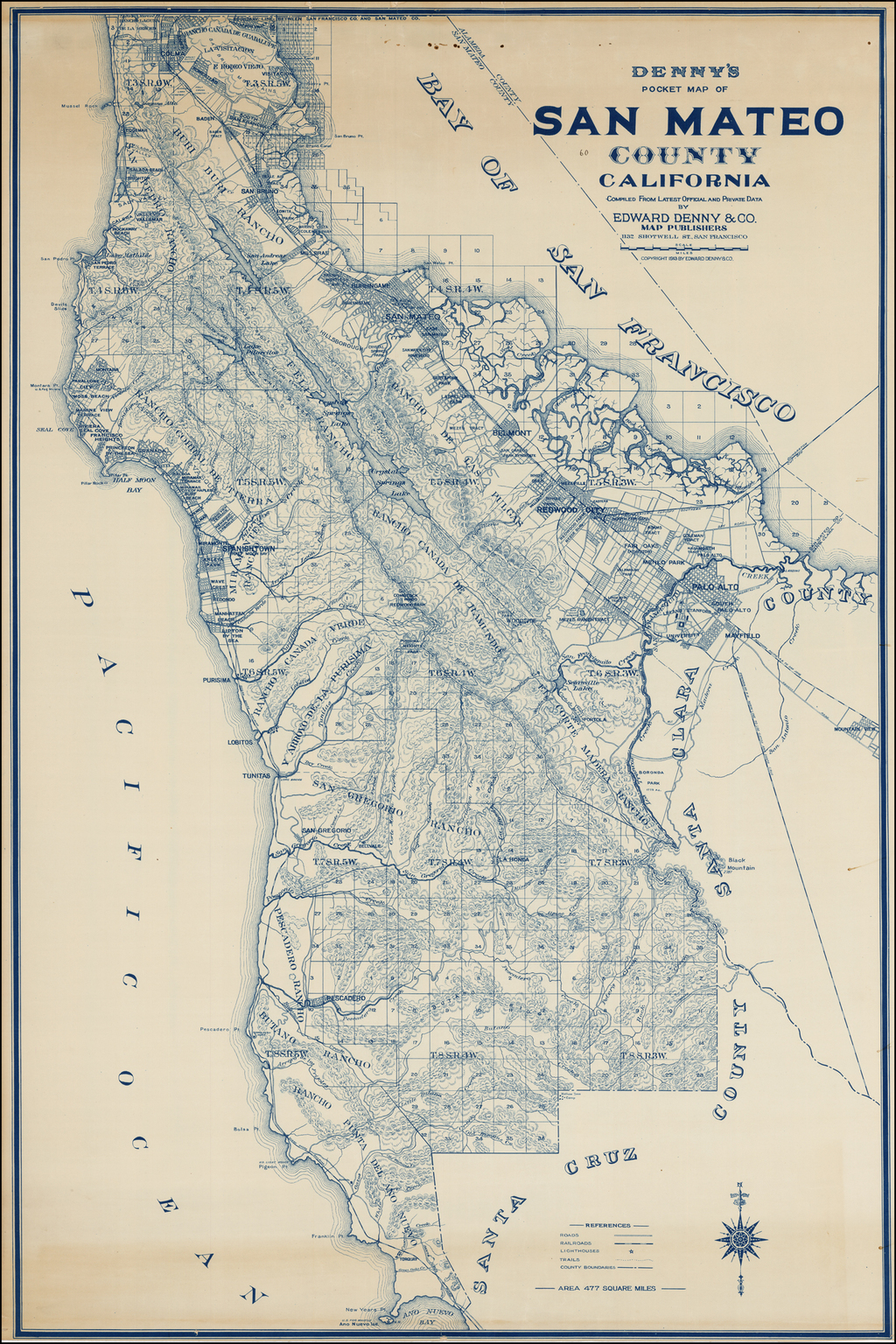 San Mateo County Map