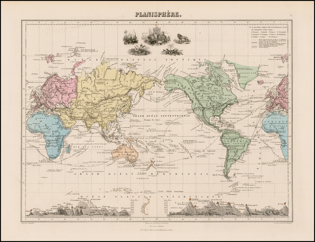 Planisphere - Barry Lawrence Ruderman Antique Maps Inc.