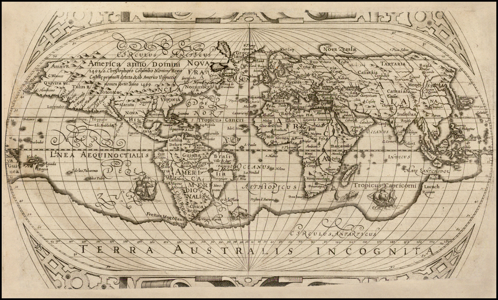 [Untitled Map of the World] - Barry Lawrence Ruderman Antique Maps Inc.
