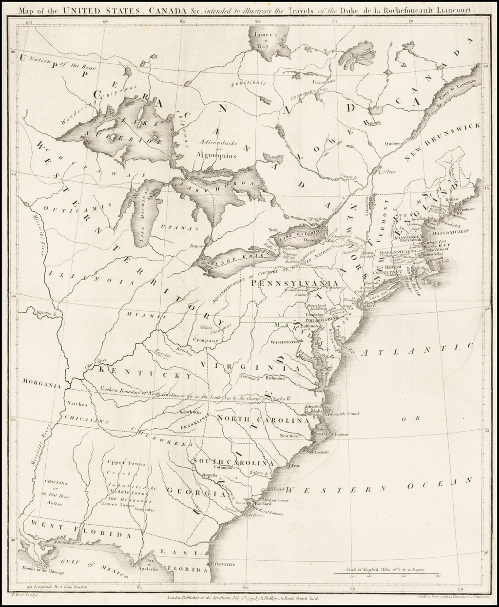 [Franklinia] Map of the United States, Canada &c. intended to ...
