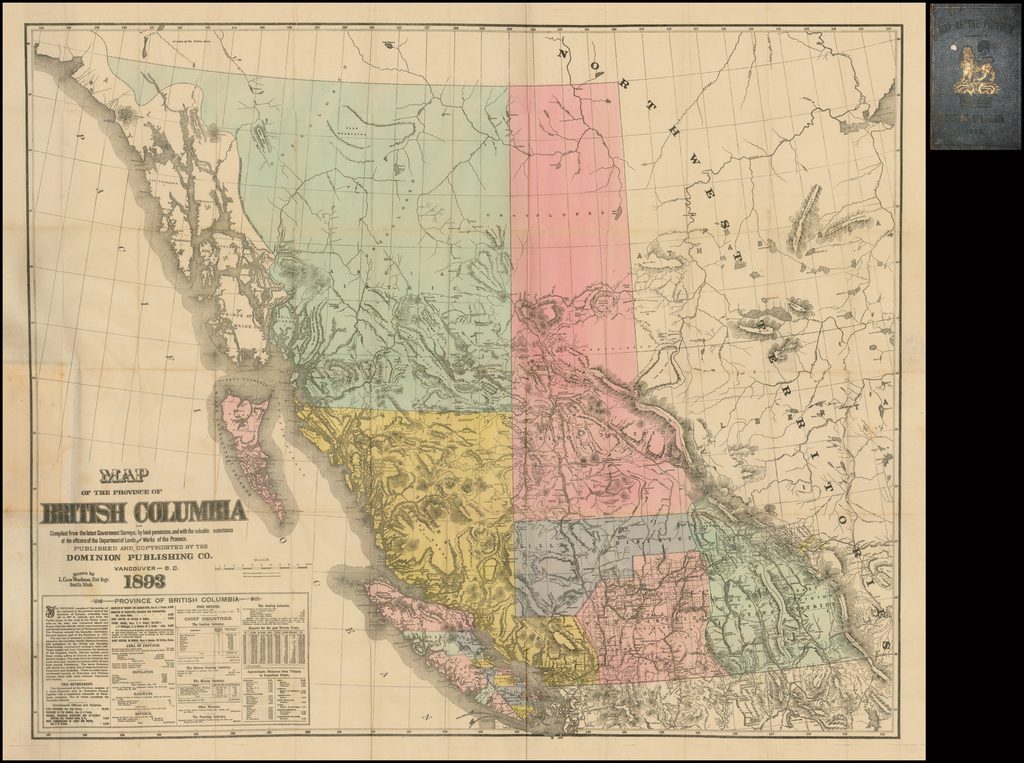 British Columbia Provinces On A Map