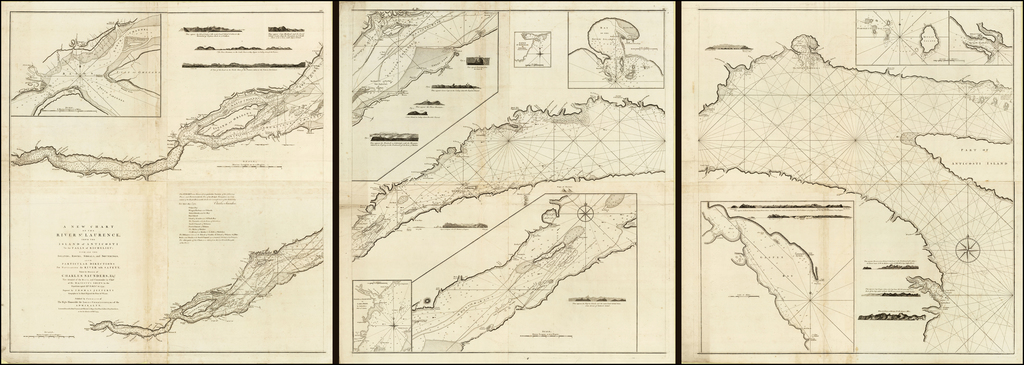 [St. Lawrence River] A New Chart of the River St. Laurence, from the ...