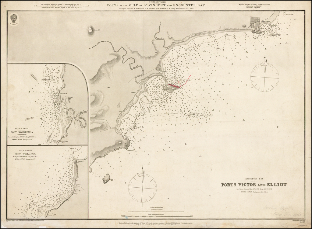 [South Australia] Ports in the Gulf of St. Vincent and Encounter Bay ...