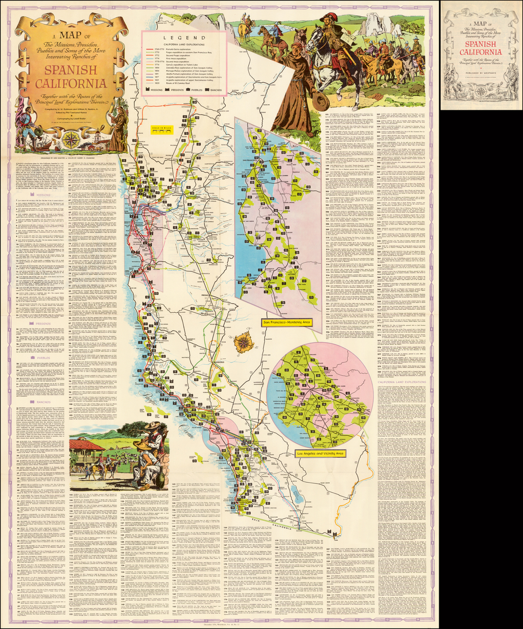 Maps Of California Missions 250 Year Anniversary: Spanish Forts And