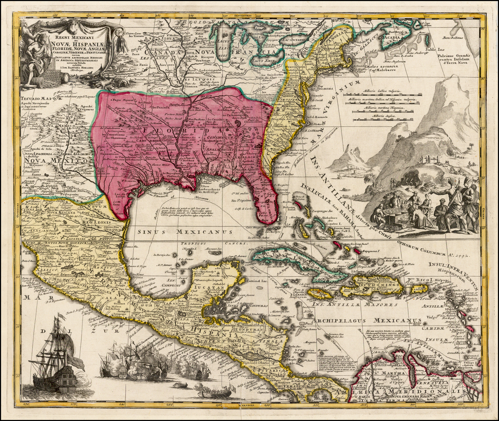 Regni Mexicani seu Novae Hispaniae, Floridae, Novae Angliae, Carolinae ...