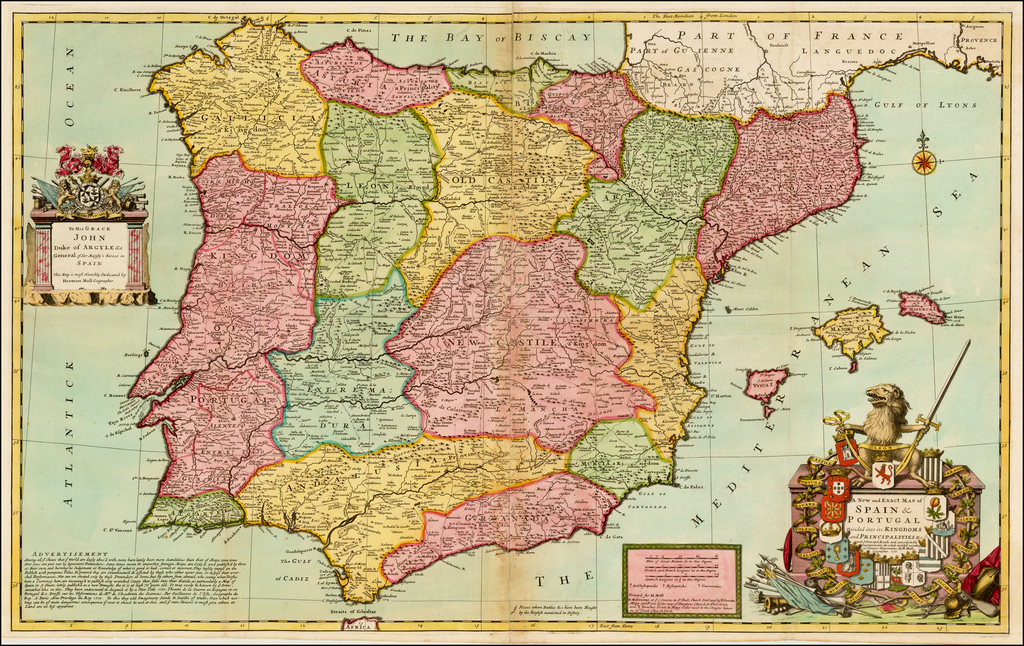 Large Map Of Spain And Portugal Maps Of Spain | Collection Of Maps Of
