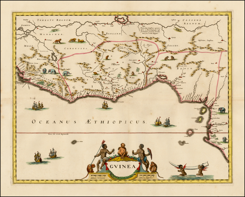 Guinea - Barry Lawrence Ruderman Antique Maps Inc.