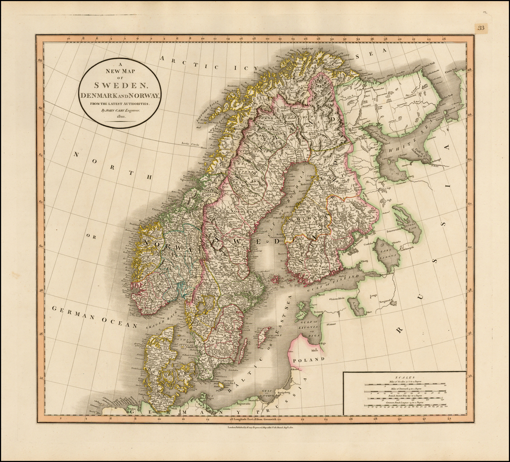 Map Of Scandinavian Countries Scandinavia Deluxe Road Map 20903