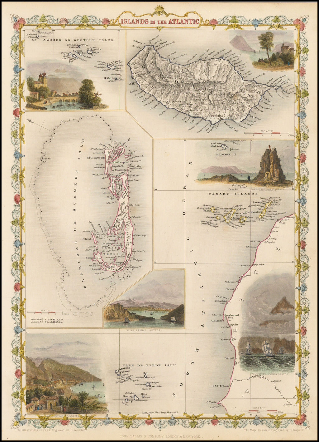 Islands in the Atlantic [Bermuda, Madeira, Canaries, Azores and Cape ...